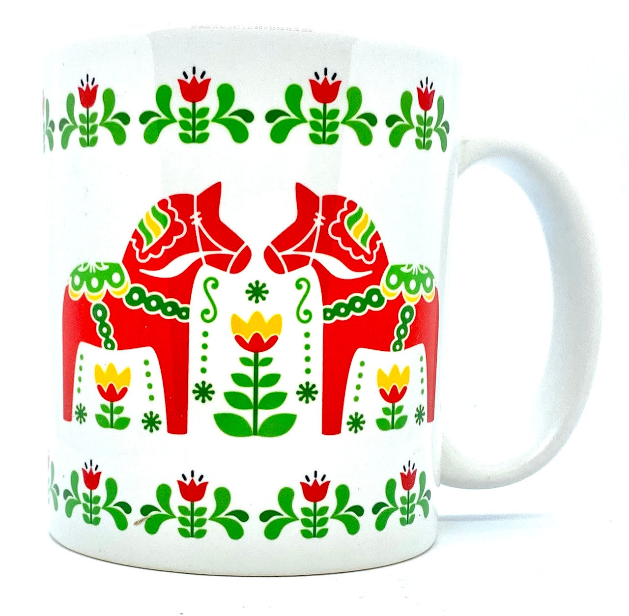 Dala Horse Folk Art Coffee mug – Al Johnsons Swedish Restaurant
