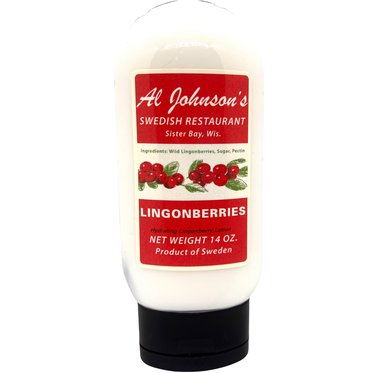 Al Johnson's Lingonberry Scented Lotion – Al Johnsons Swedish Restaurant