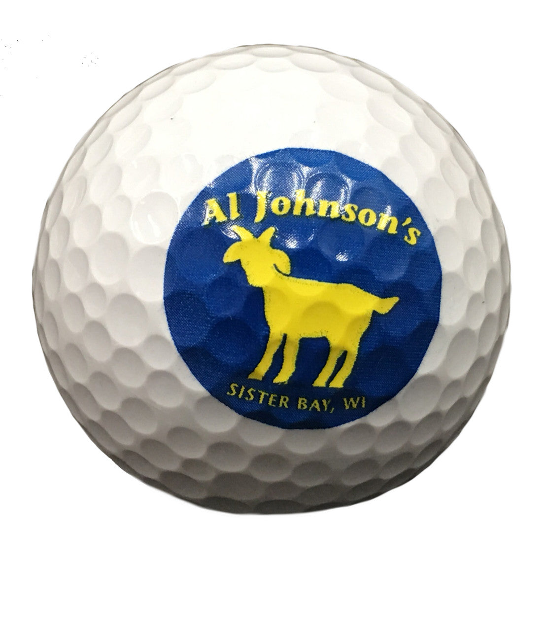 Al Johnson's Goat Logo Golf Ball – Al Johnsons Swedish Restaurant